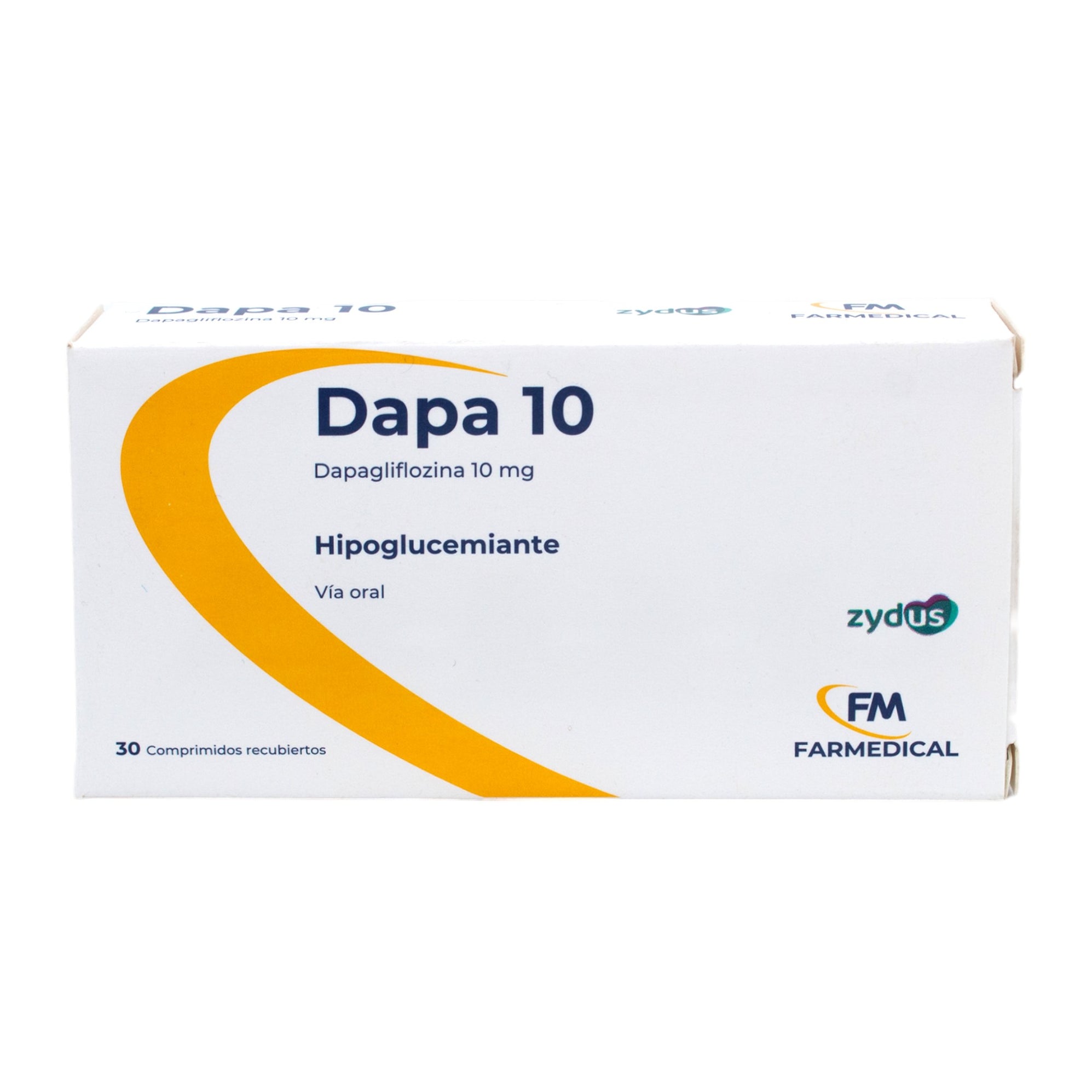 Dapa 10Mg Dapagliflozina X Comprimido— Farmacorp