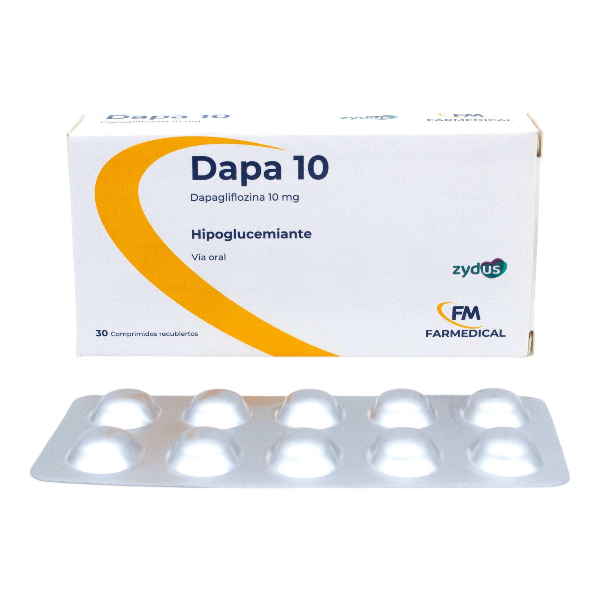 Dapa 10Mg Dapagliflozina X Comprimido— Farmacorp