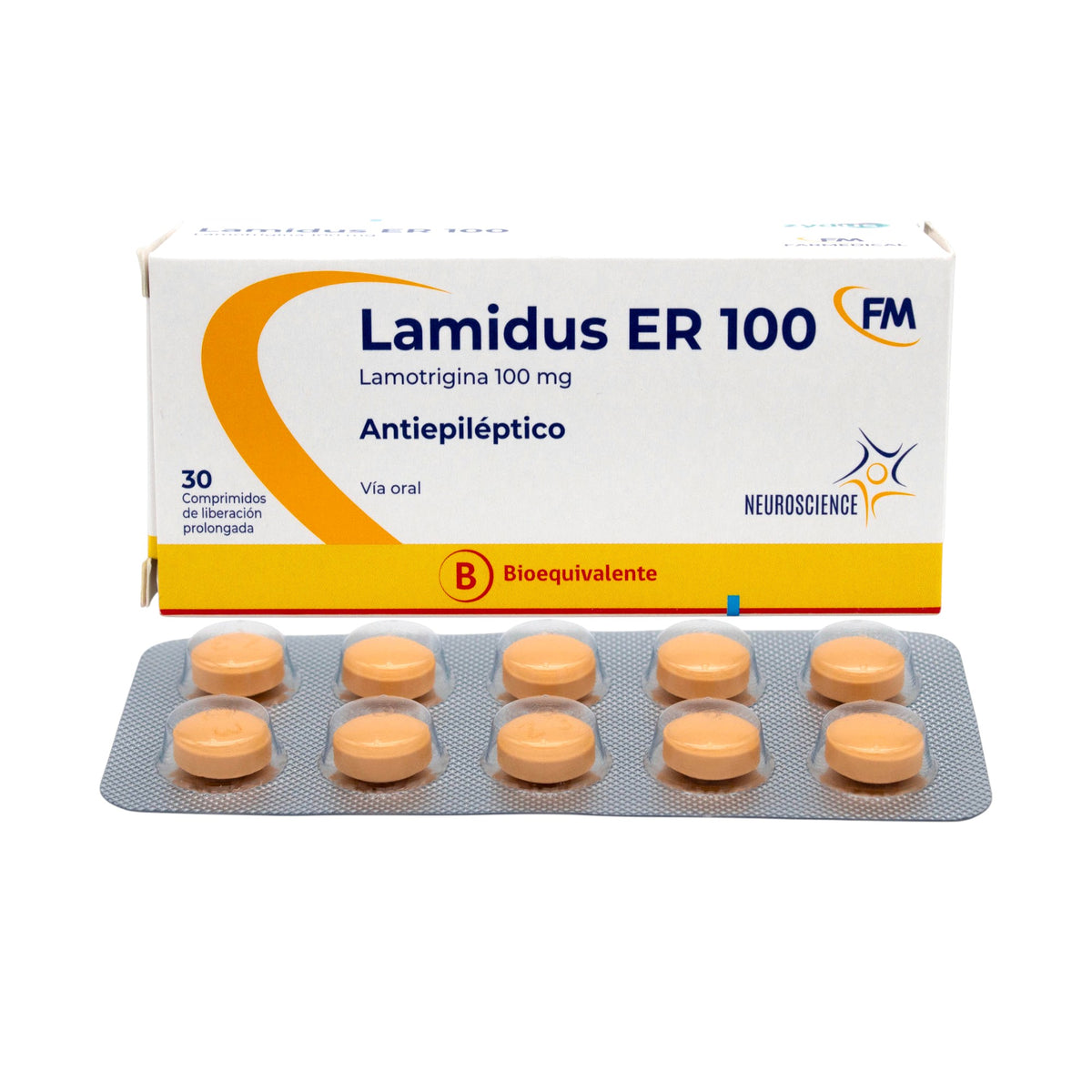 Lamidus Er Lamotrigina 100Mg X Comprimido De Liberación Prolongada ...