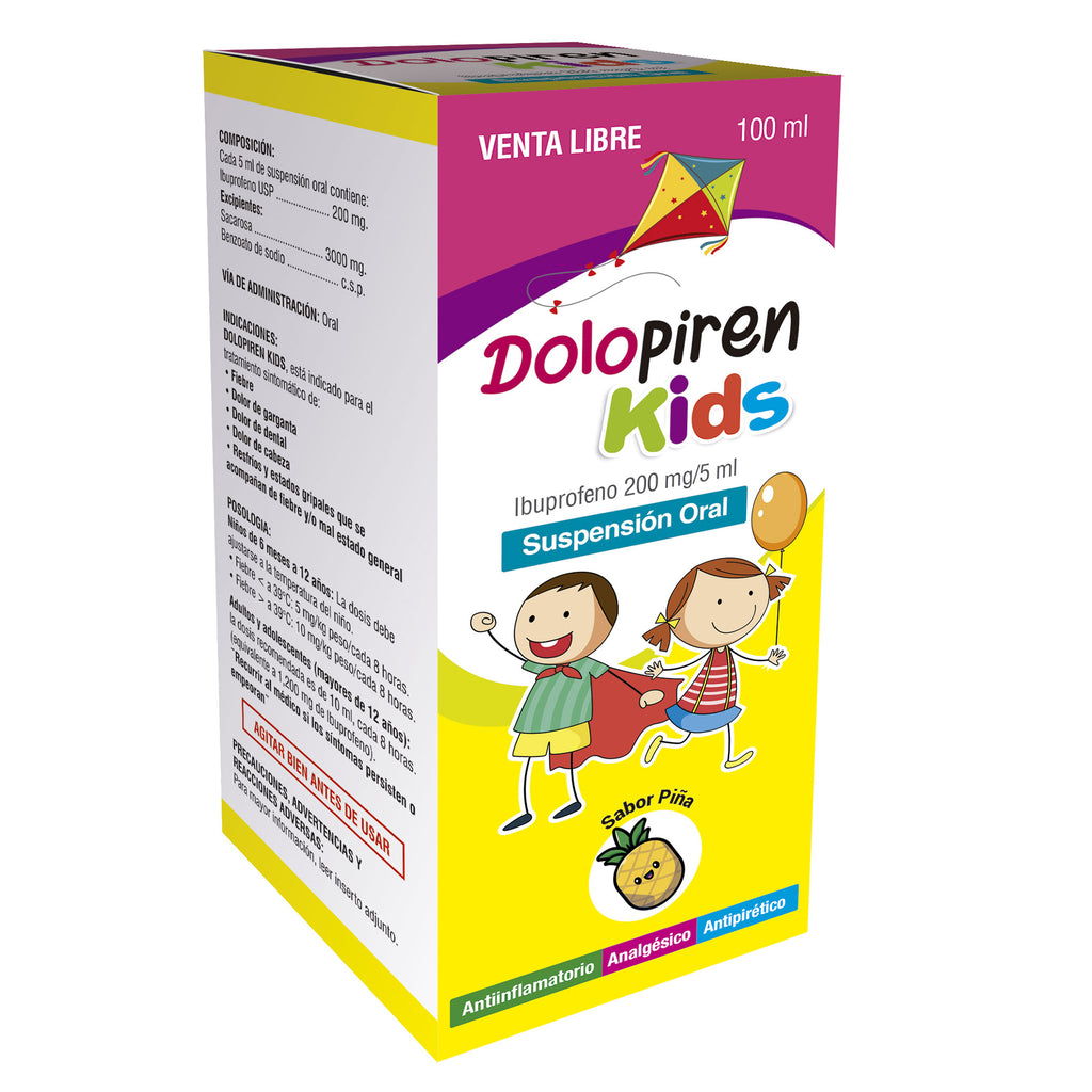 Diprofen Fuerte Ibuprofeno 100ml | Suspensión— Farmacorp