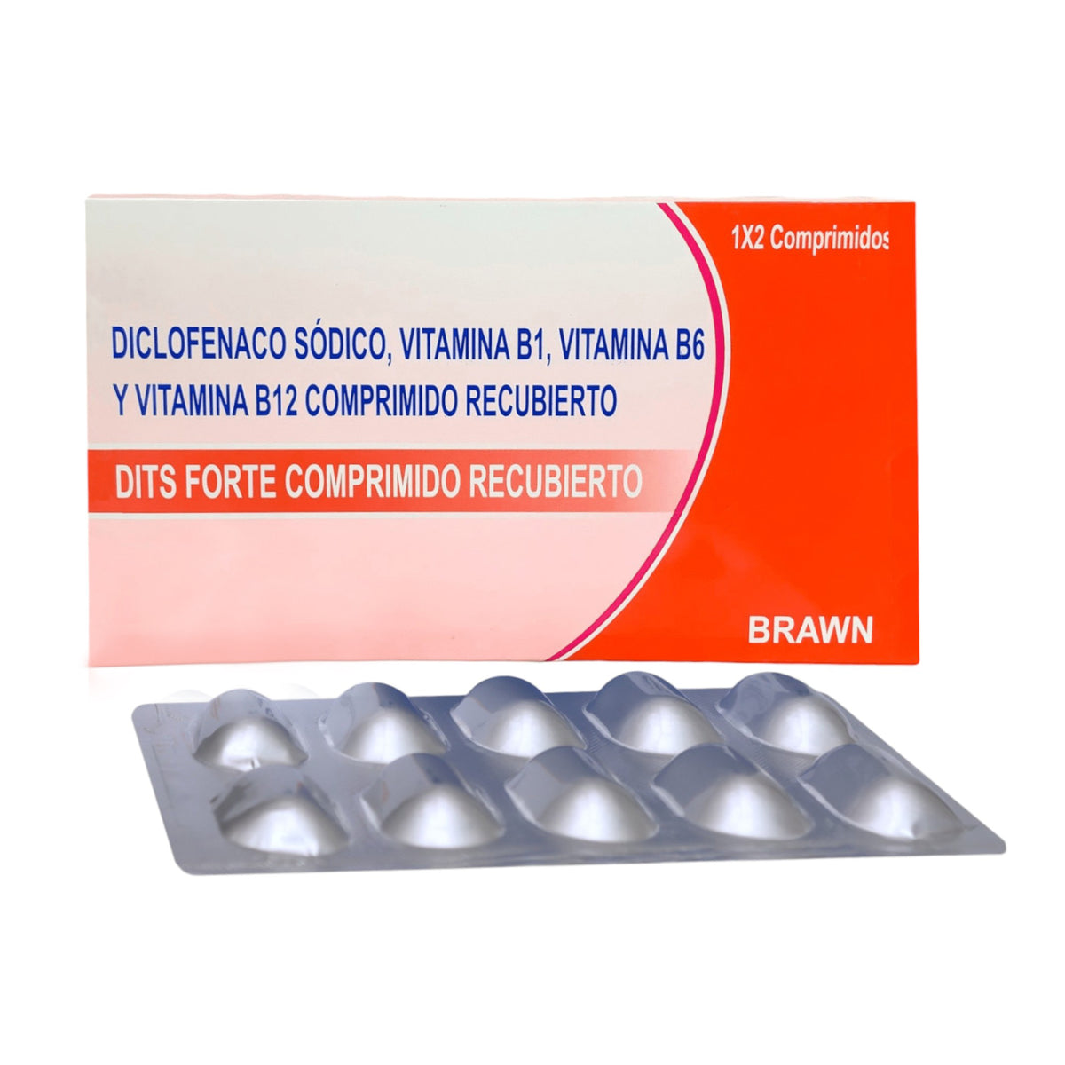 Dits Forte Diclofena/ Vitamina B1 B6 B12 X Comprimido— Farmacorp