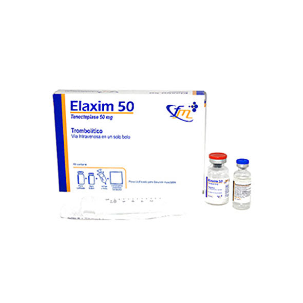 Elaxim Tenecteplase 50Mg X Ampolla— Farmacorp