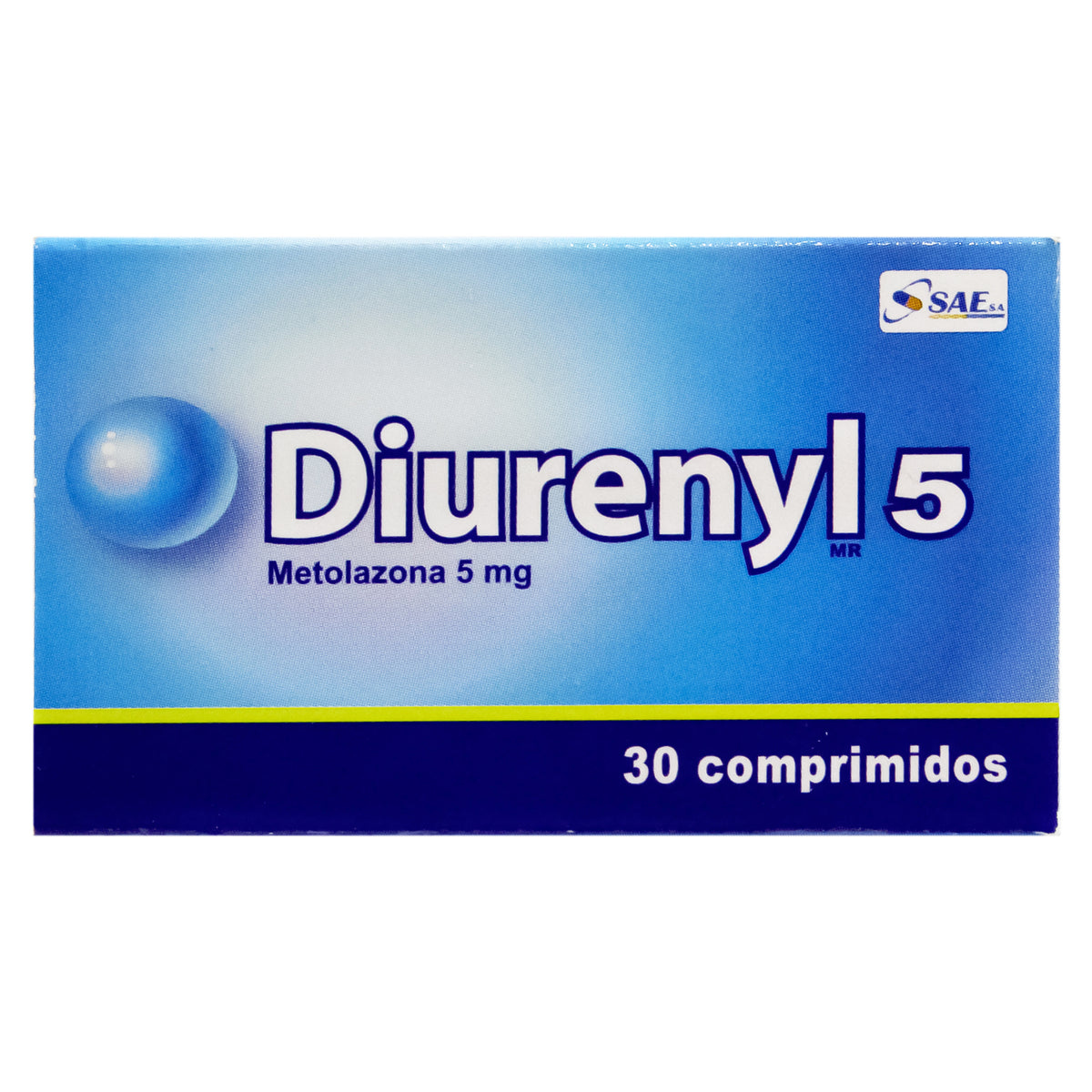 Diurenyl 5Mg Metolazona X Tableta— Farmacorp