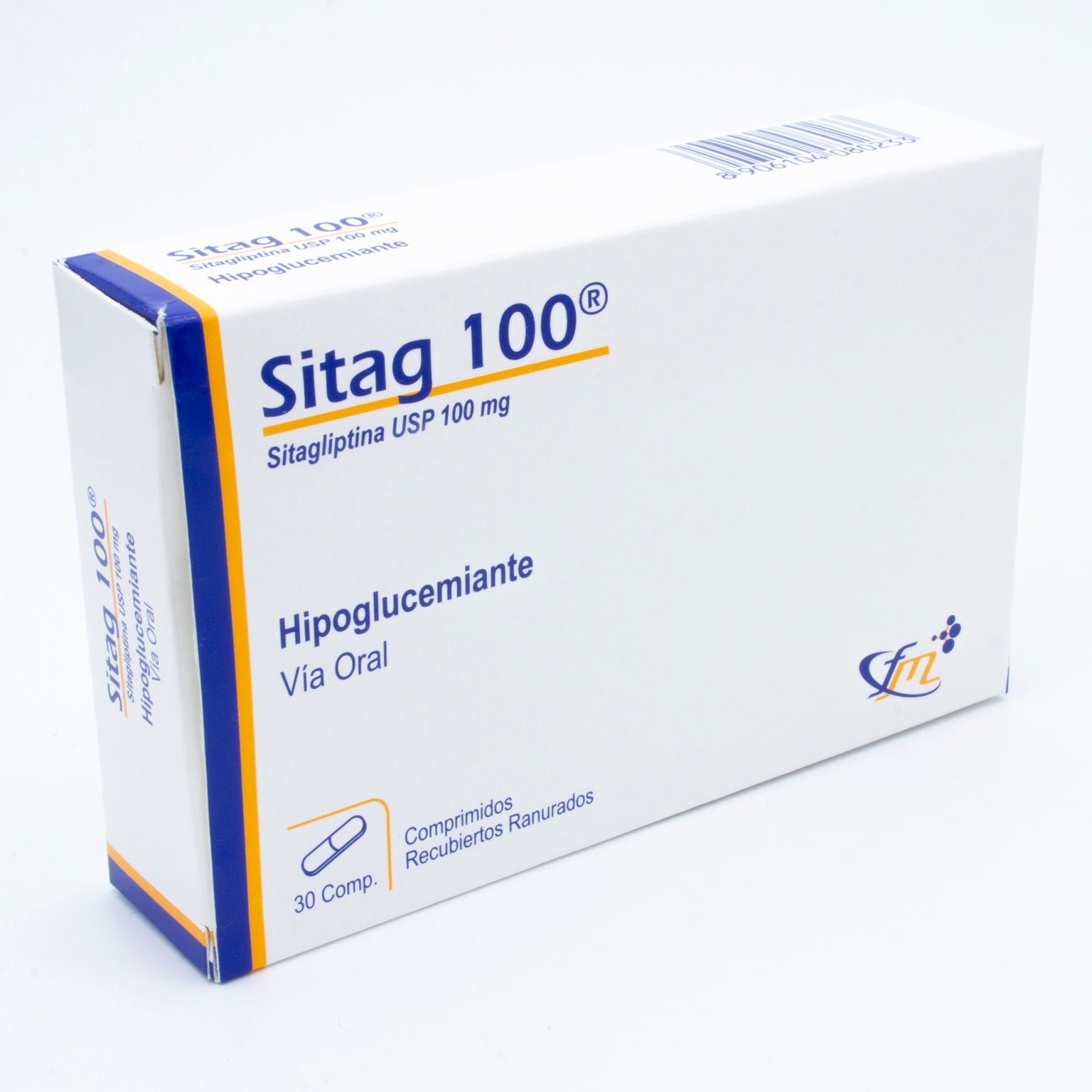 Odasen 100Mg Sitagliptina X Comprimido— Farmacorp