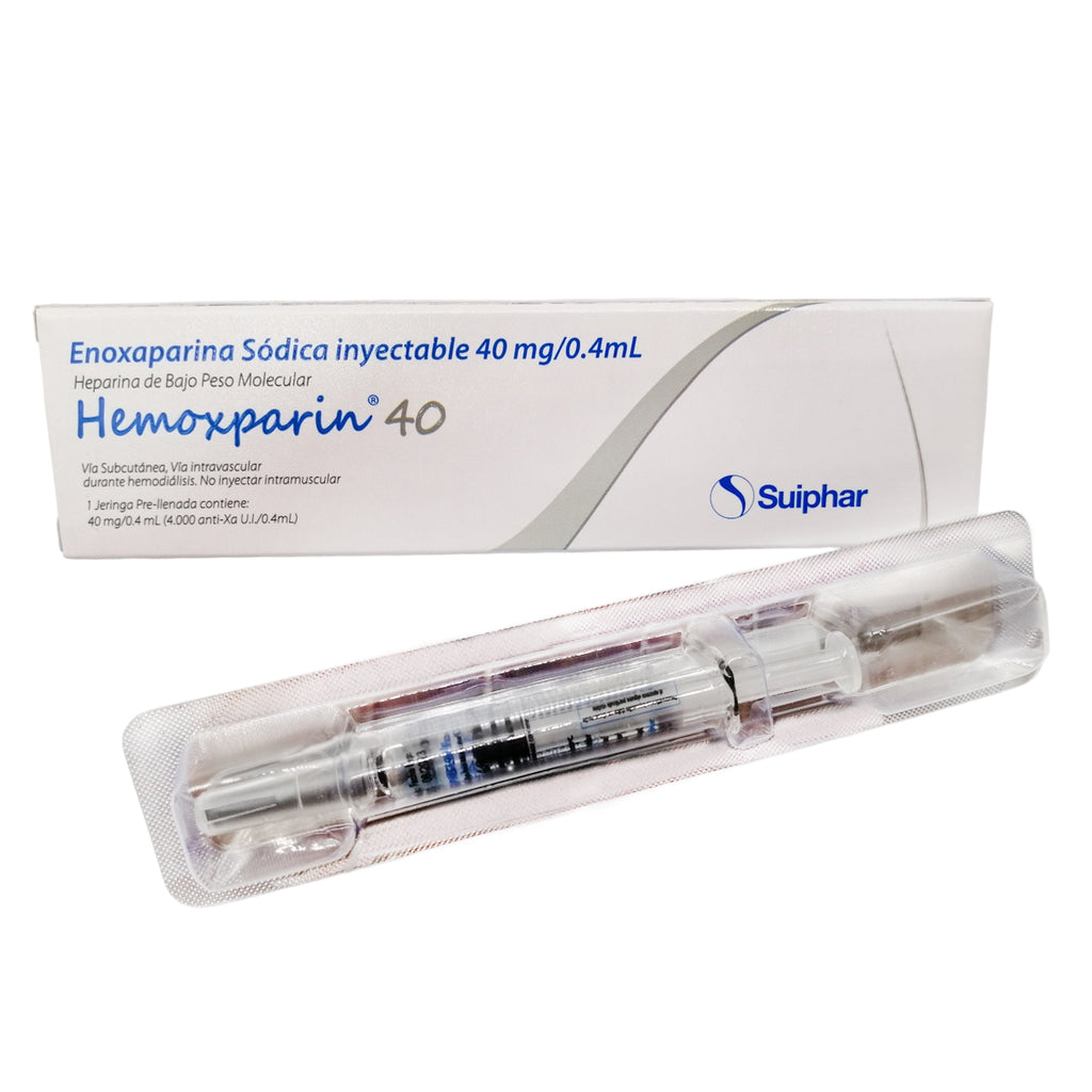 Meparina 40Mg Enoxaparina Sodica Jeringa Prellenada De 0.4Ml X Unidad ...