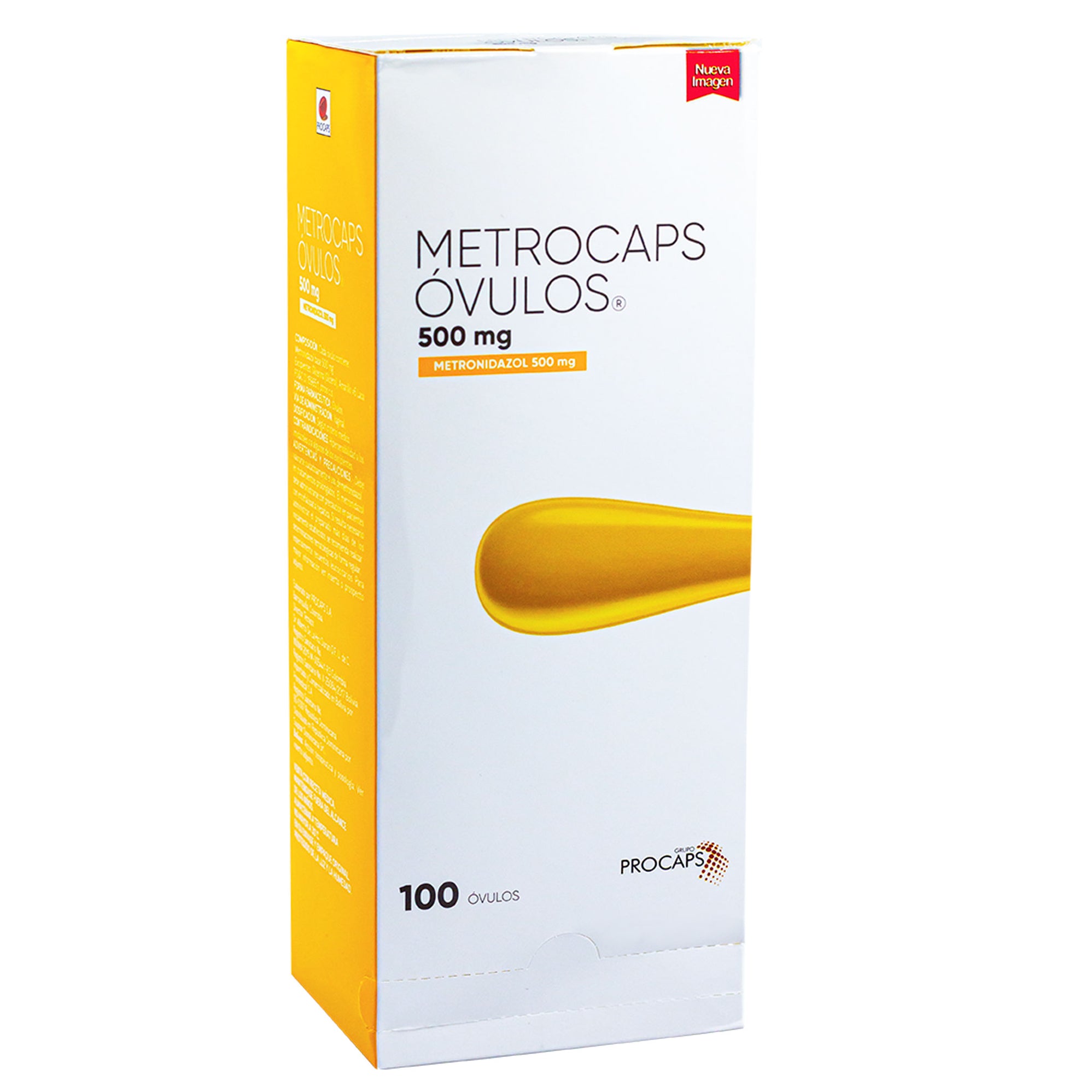 Metrocaps 500Mg Metronidazol X Capsula Blanda— Farmacorp